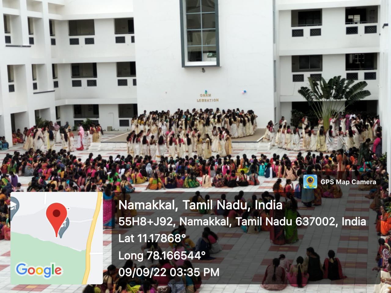 Onam festival was excitedly celebrated in the College premises of Trinity College for Women ...