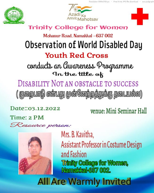 Youth Red Cross Activities – For the Month of December 2022 – Trinity ...