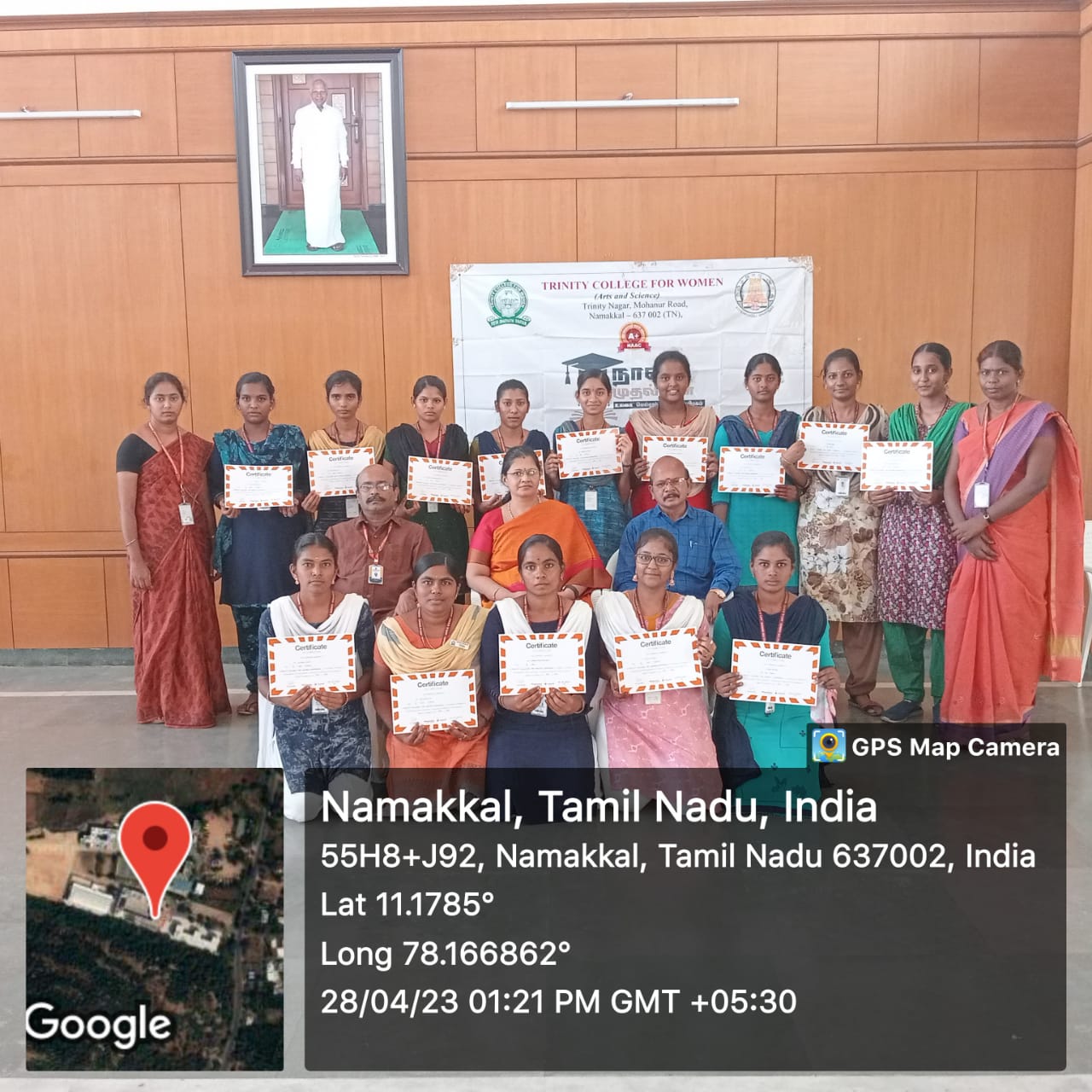 On behalf of the Naan Mudhalvan Scheme, Mahindra Pride Class room ...