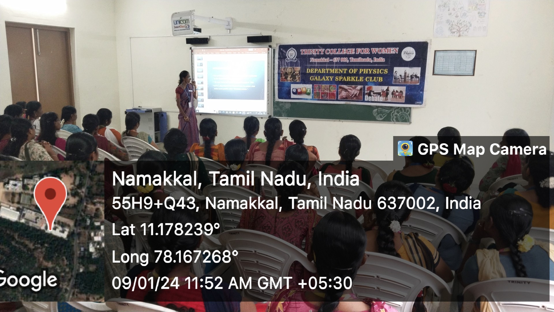 ESI Programme – Physics Students – 09.01.2024 – Trinity College for Women